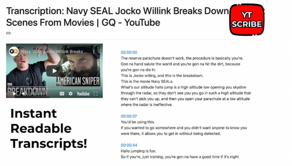 Best YouTube Audio Transcriber?